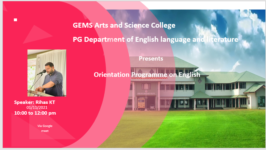 Student orientation programme 2021 | GemsCollege